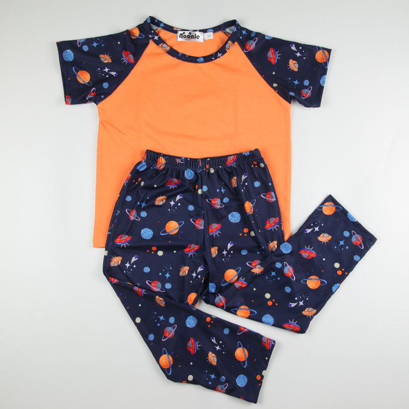 Noonie- Boys Terno (2-12Y) - Cotton Raglan and Pajama Set (unisex) - T ...